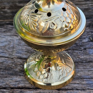 Christian Incense Burner From the Holy Land Height 13 Cm the Burner ...