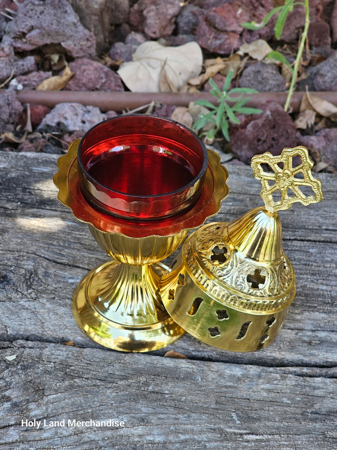 Christian Incense Burner From the Holy Land Height 22.5 Cm the Burner ...