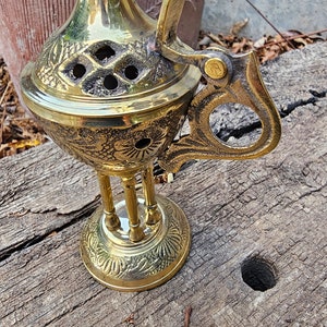 Christian Incense Burner From the Holy Land Height 15 Cm the Burner ...