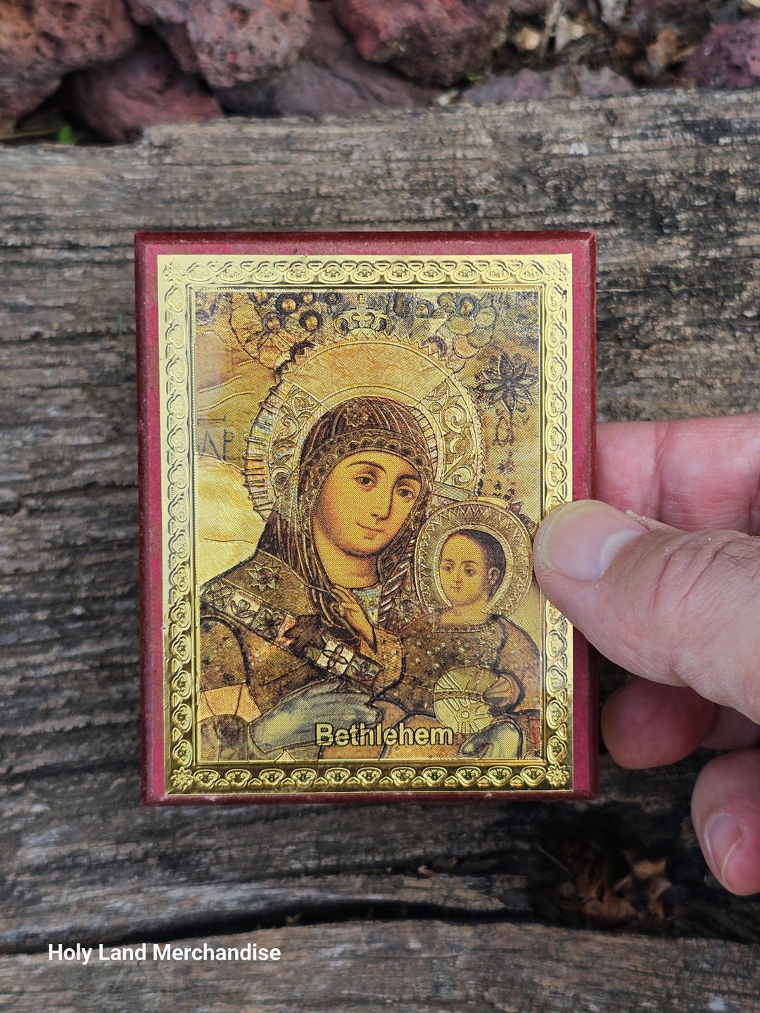 Mary of Bethlehem With House Blessing Prayer on the Back - Etsy