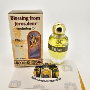 Blessing From Jerusalem Anointing Oil Elijah 12ml - Etsy