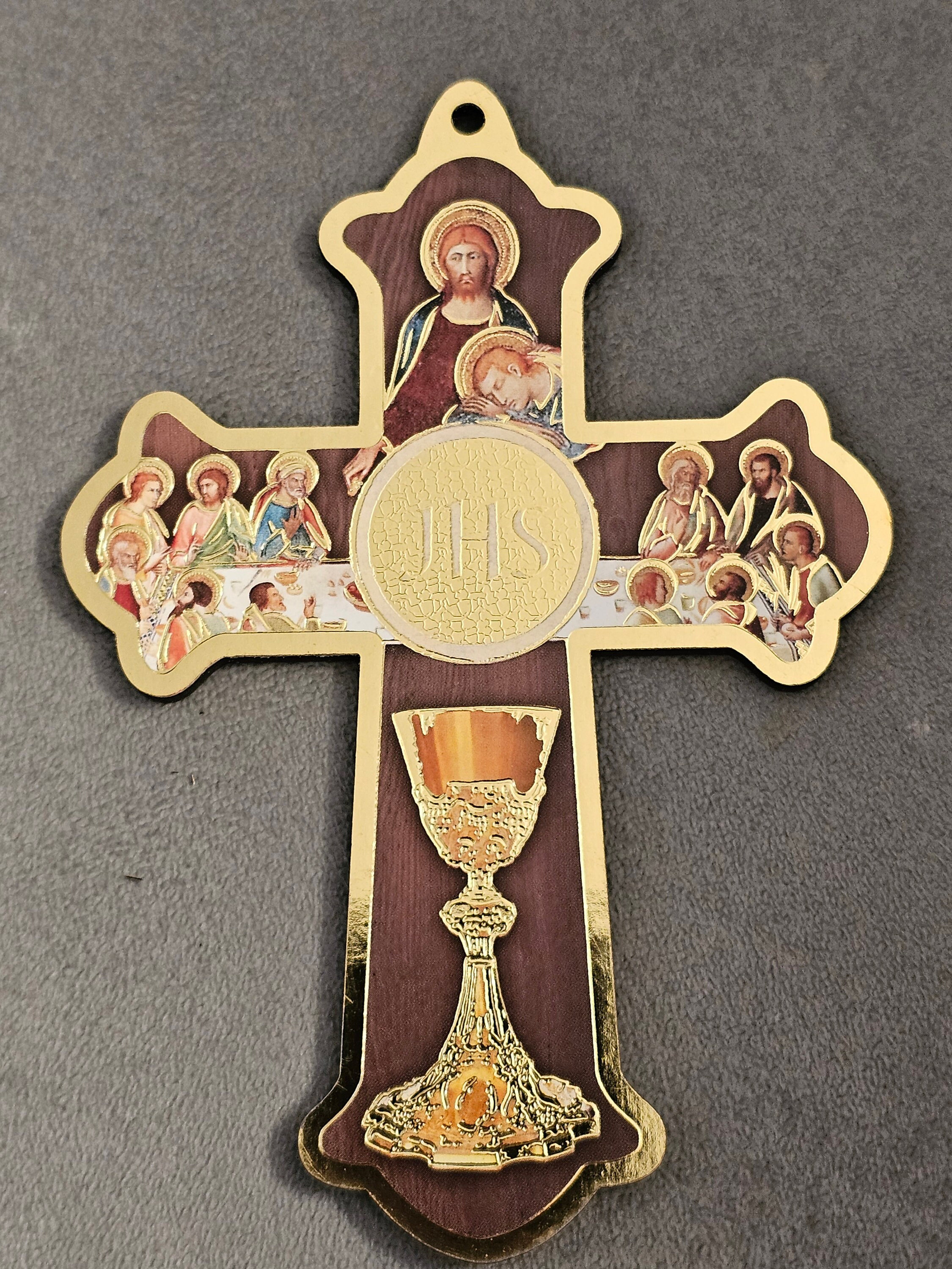 Holy Communion Cross Goblet and Last Supper - Etsy