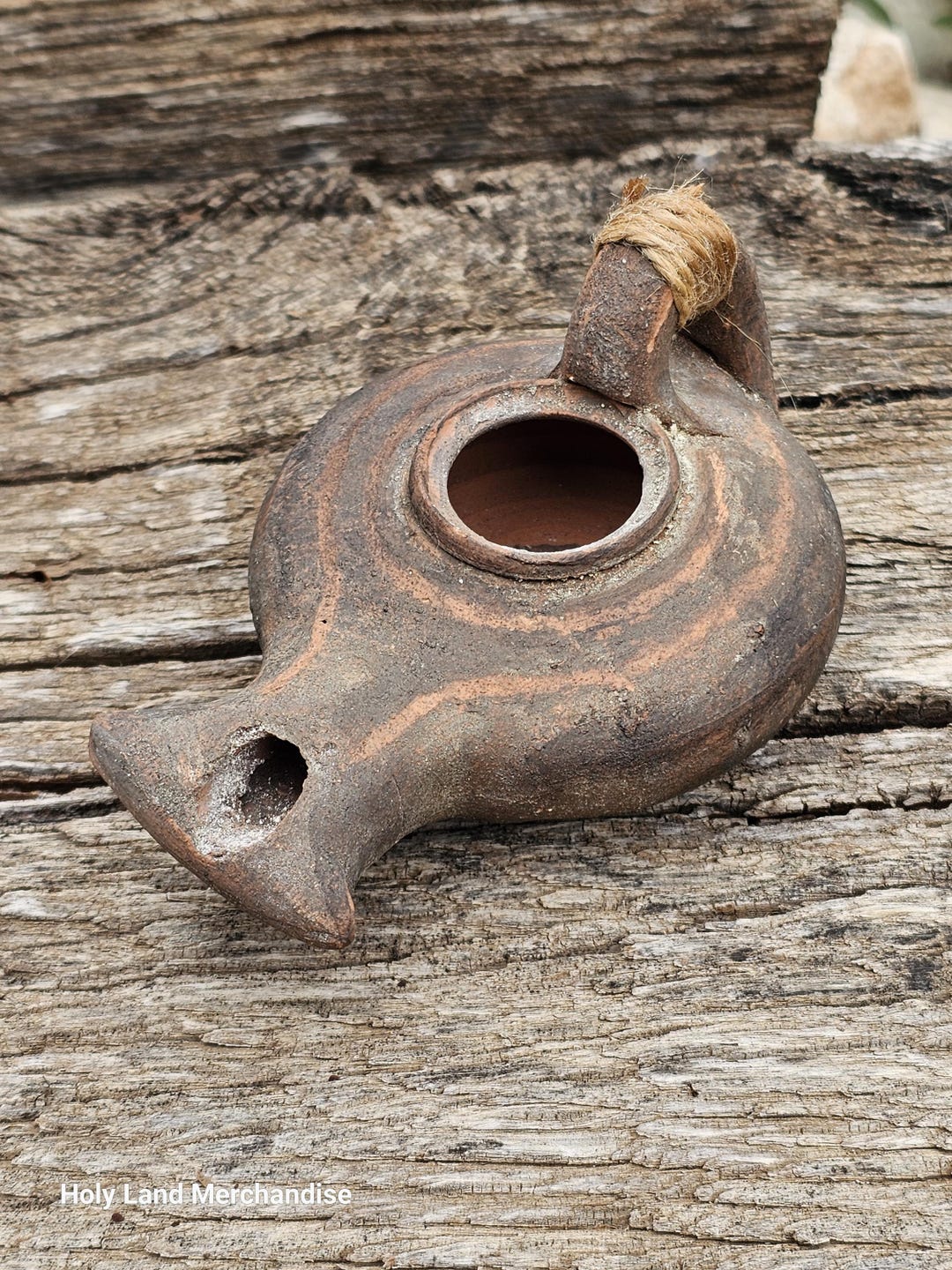 Unique Hand Made Clay Oil Lamp From Jerusalem the Holy Land - Etsy