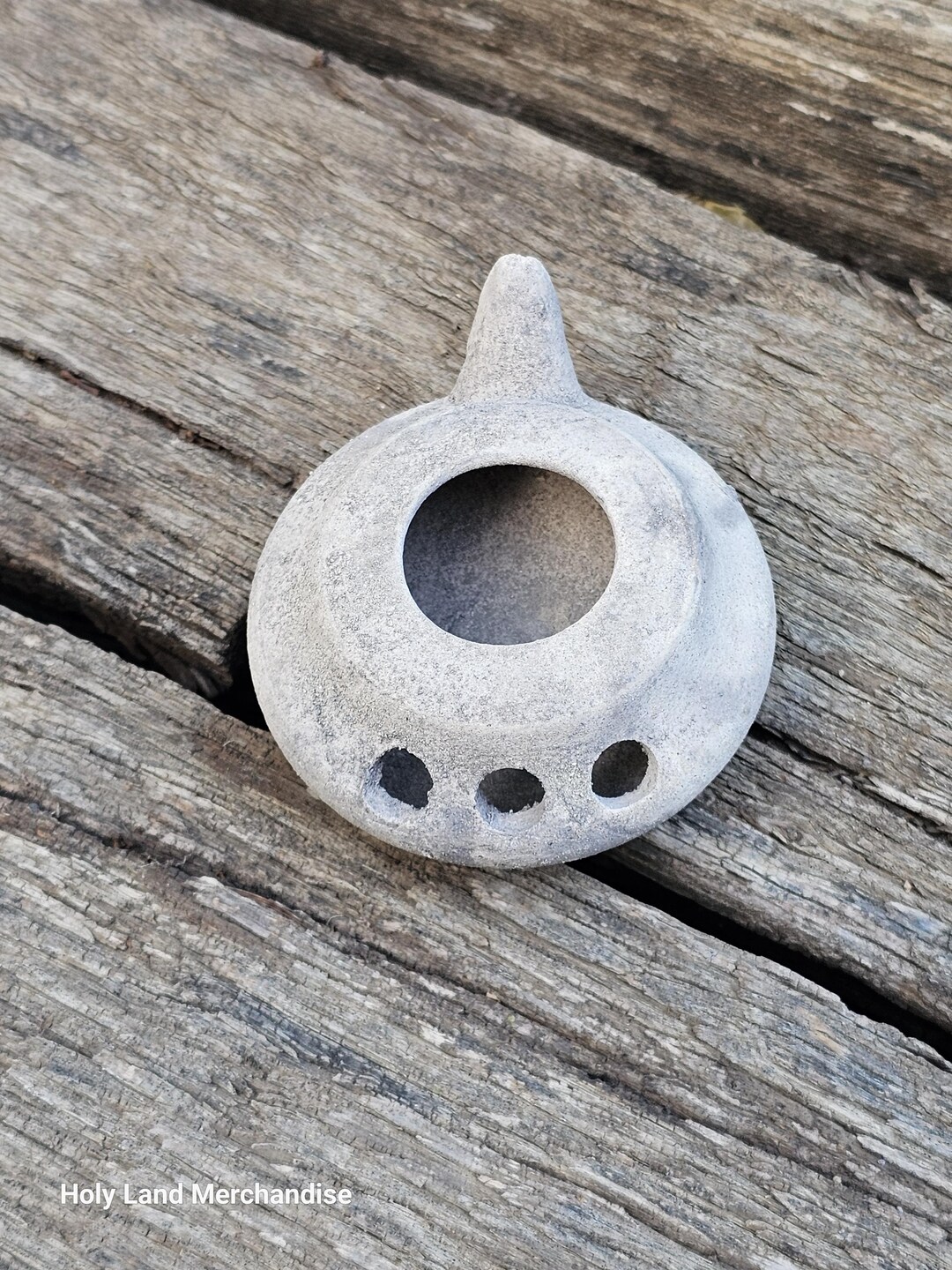 Hand Made 3 Wicks Clay Oil Lamp Medieval Oil Lamp Moroccan Lamp ...