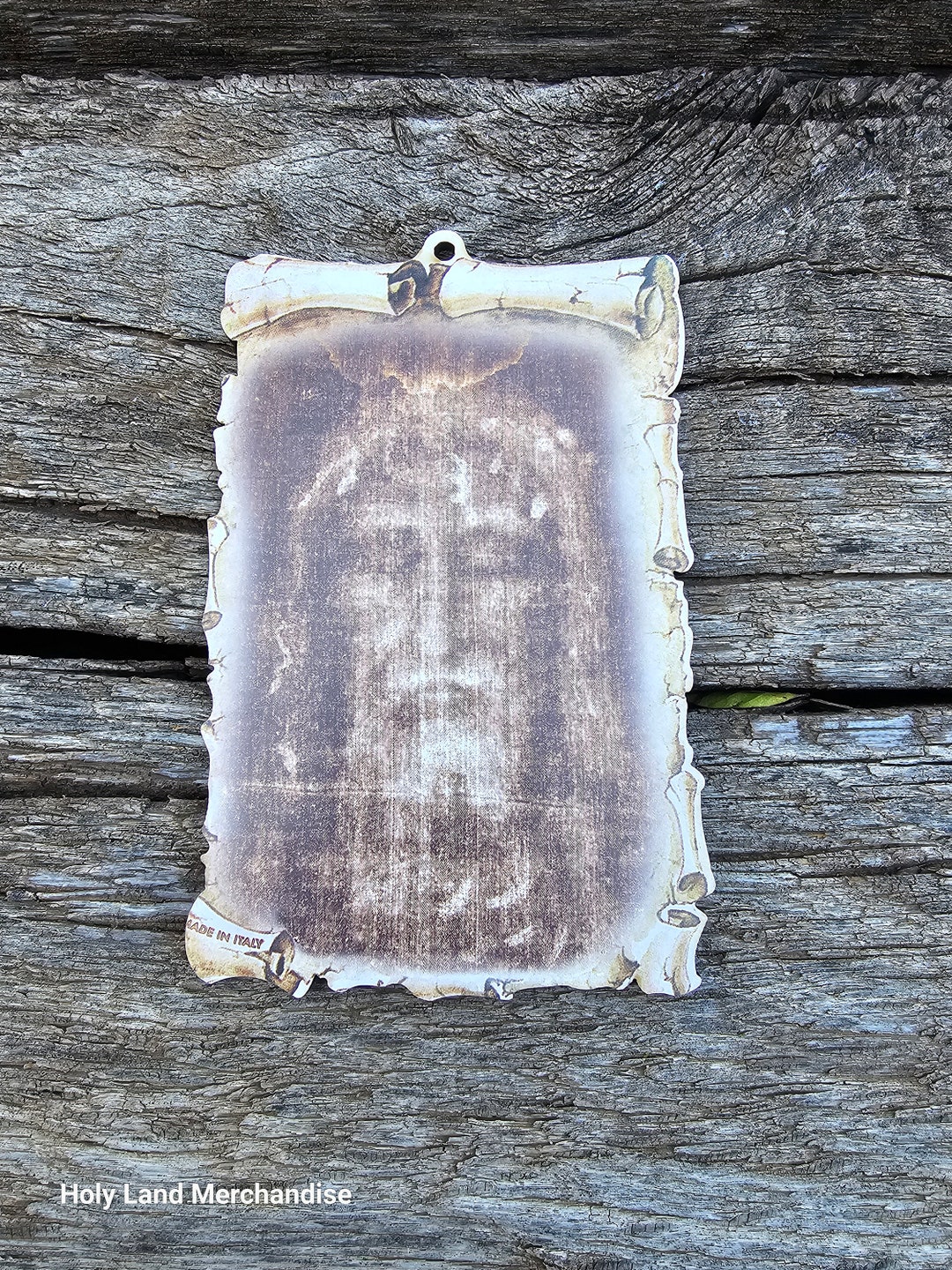 Holy Shroud Picture on Wood 15x10 Cm - Etsy