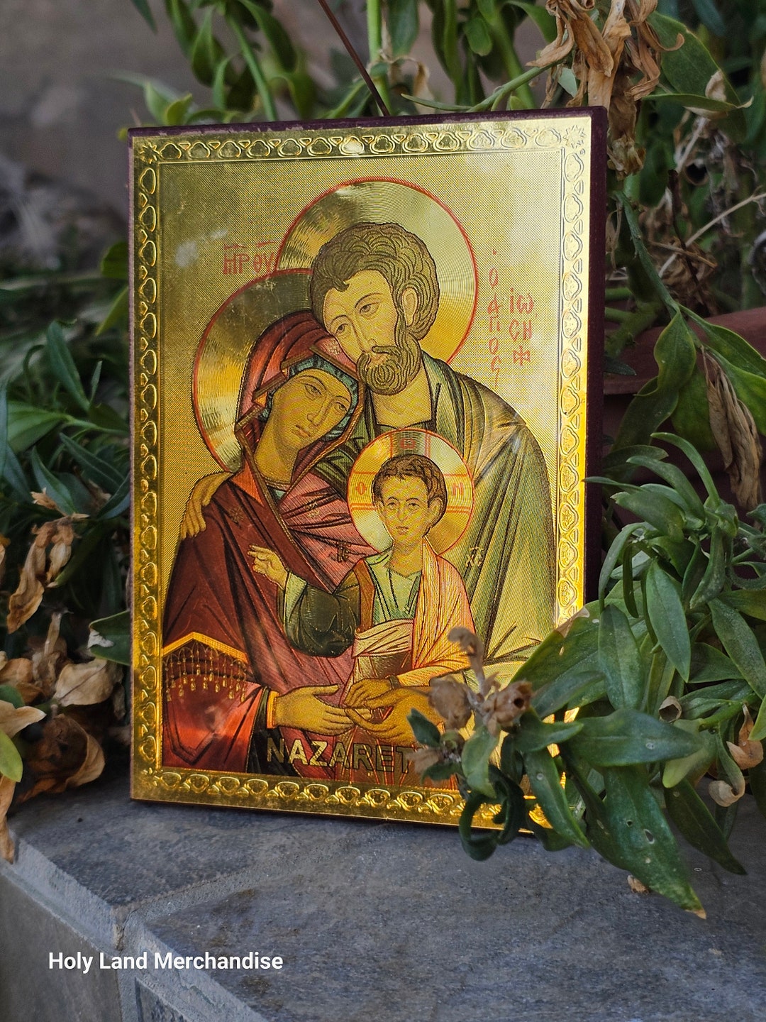The Holy Family Medium Icon From Nazareth - Etsy