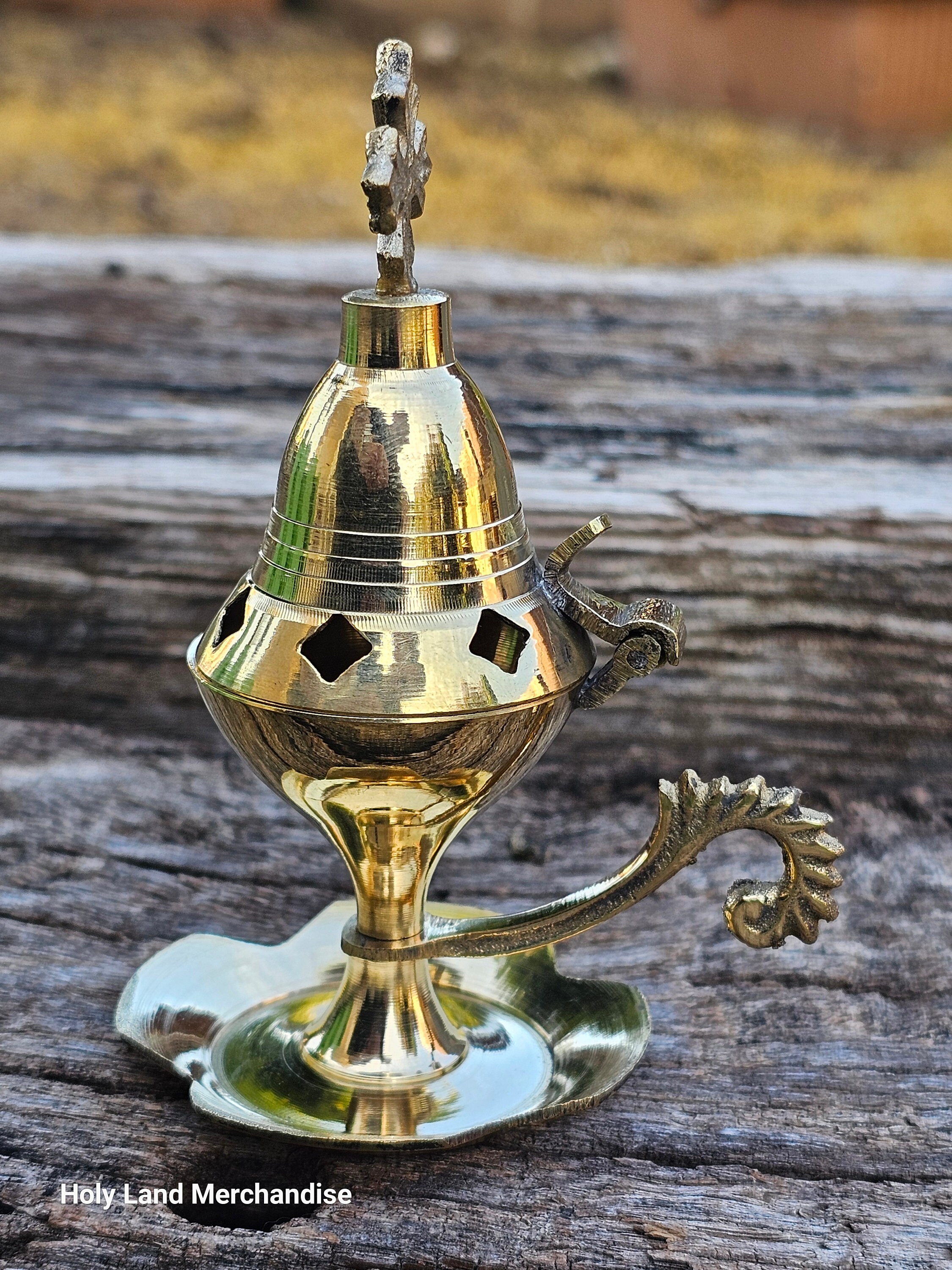 Christian Incense Burner From the Holy Land Height 11 Centimeters - Etsy