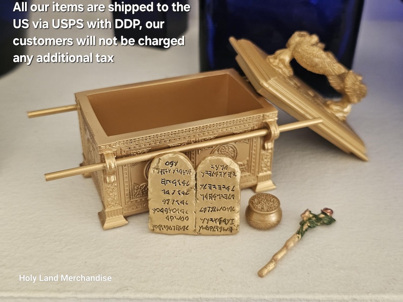 Special Price - Beautiful Golden Ark of the Covenant Trinket Box - Etsy