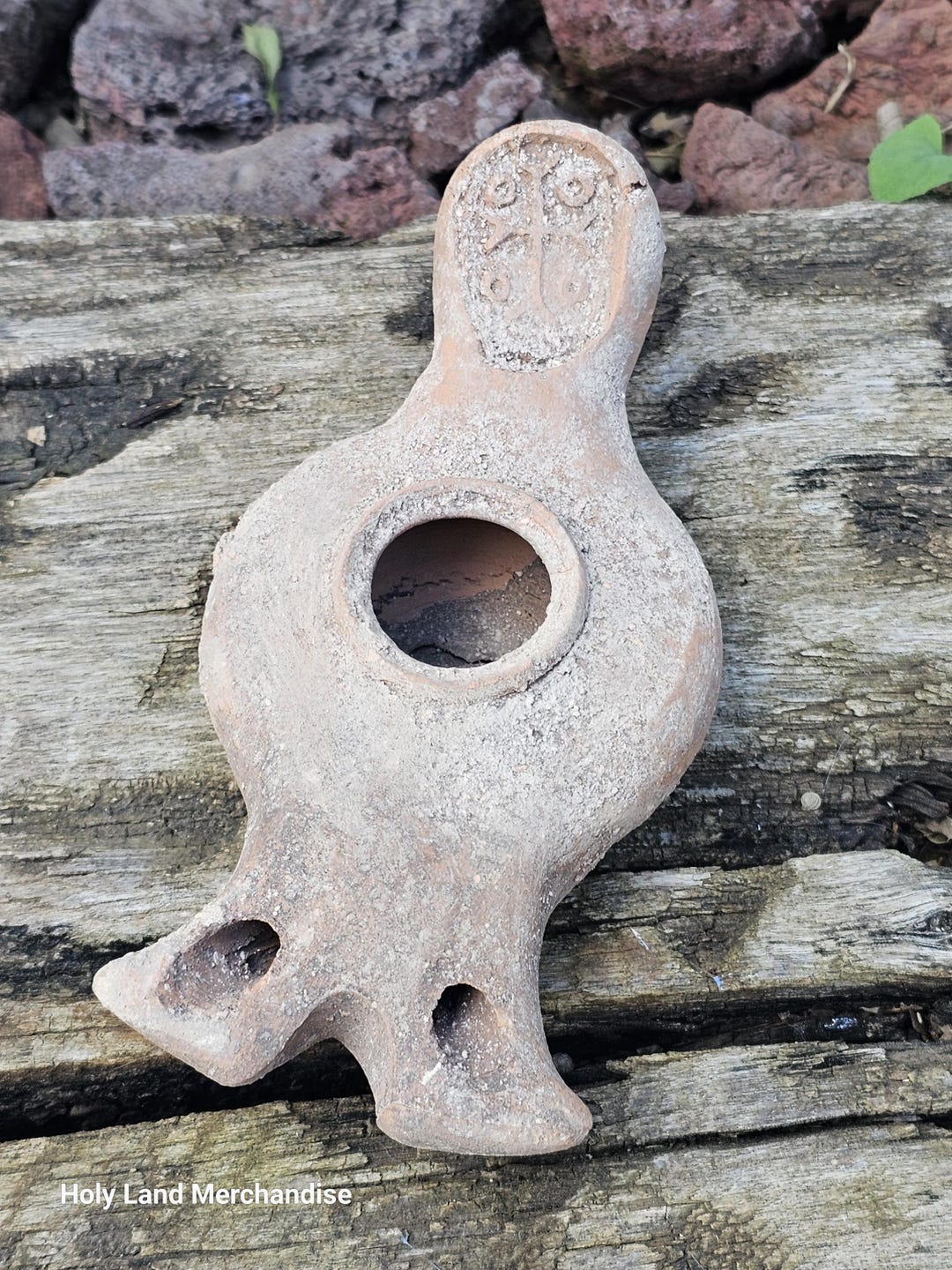 Hand Made 2 Wicks Clay Oil Lamp Medieval Oil Lamp Moroccan Lamp ...