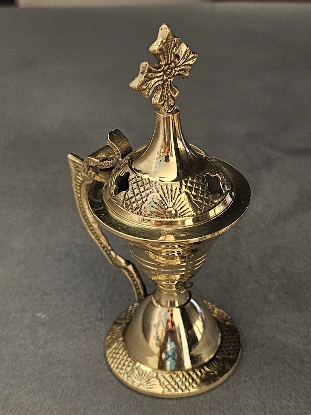 Christian Incense Burner From the Holy Land Height 11 Cm the Burner ...