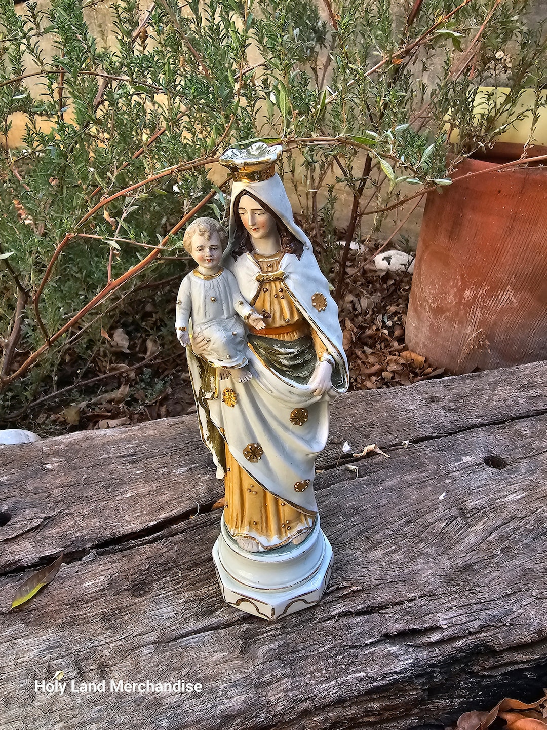Vintage Statue Made of Porcelain From the 70s the Holy Land Only One ...