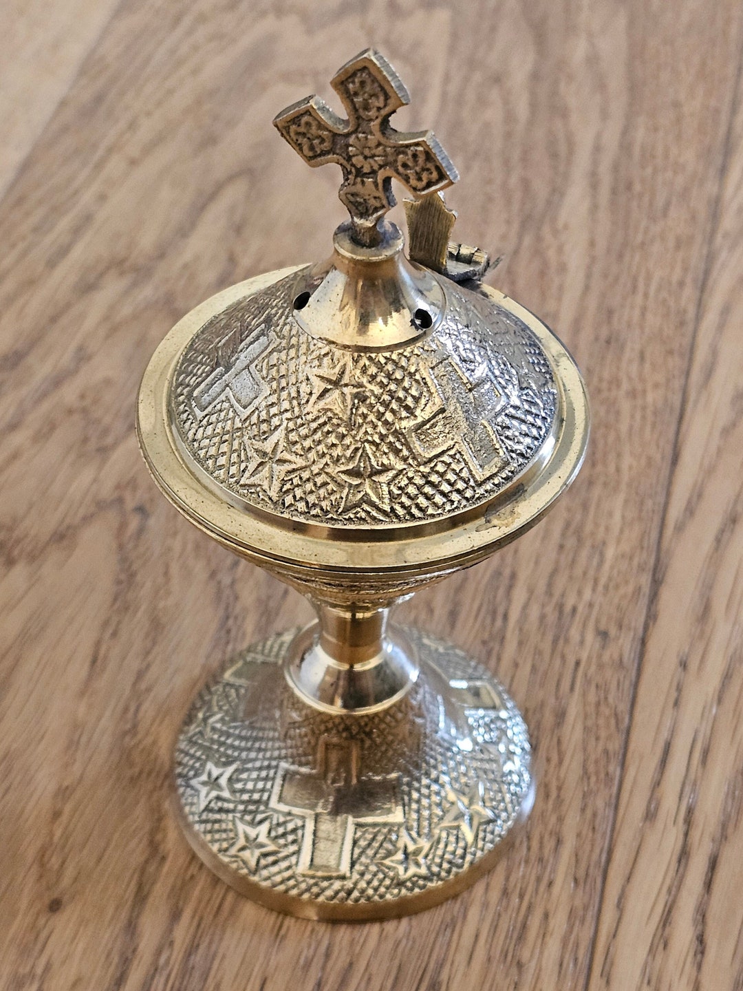 Christian Incense Burner From the Holy Land Height 15.5 Cm the Burner ...