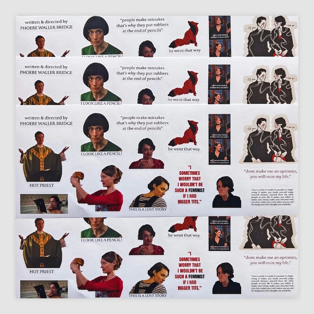 Fleabag Sticker Set (15 Pieces) - Etsy