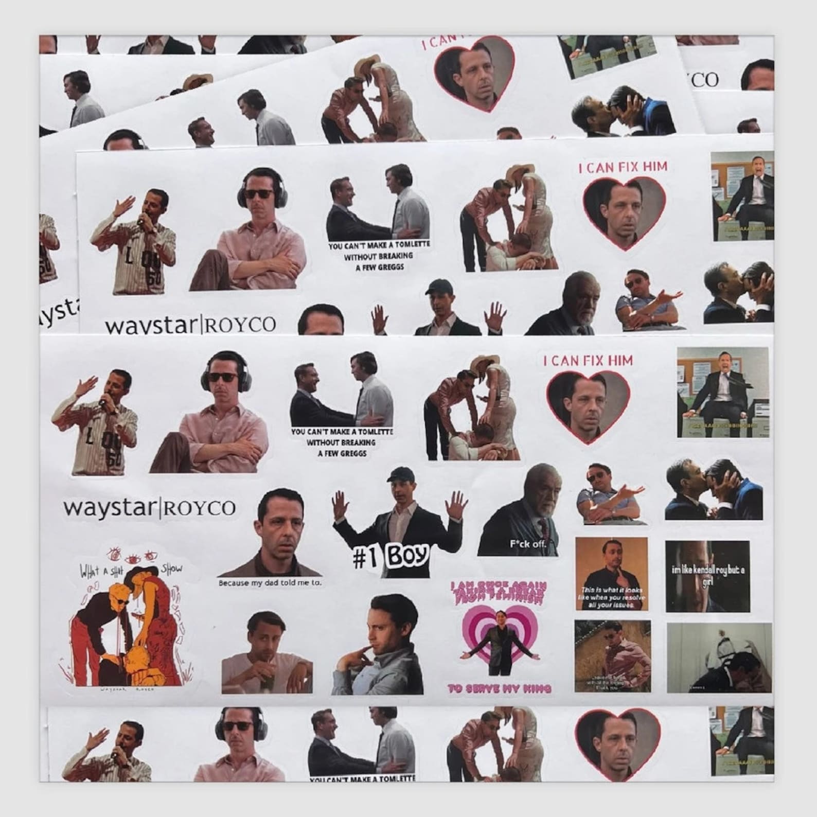 Succession Sticker Set (20 Pieces) - Etsy