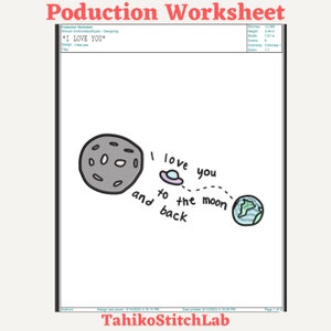 I Love You to the Moon and Back Embroidery Design, Love Embroider File ...