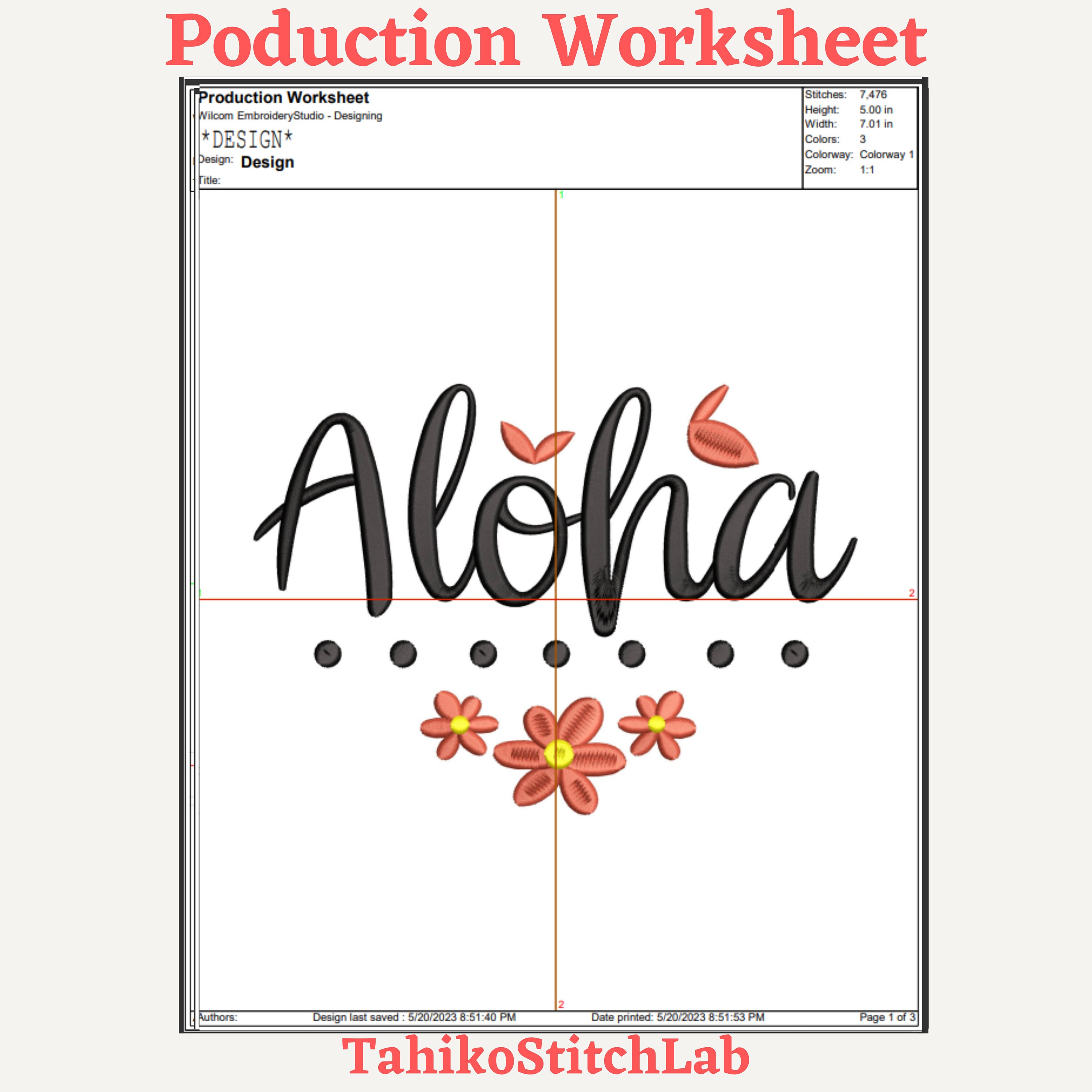 Aloha Flowers Embroidery Design Hawaii Aloha Embroidery File - Etsy