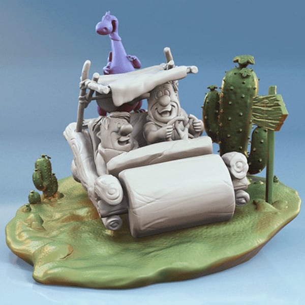 Flintstones 3d Print - Etsy Australia