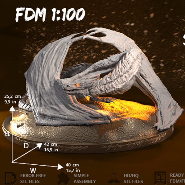 Stl Smaug - Etsy