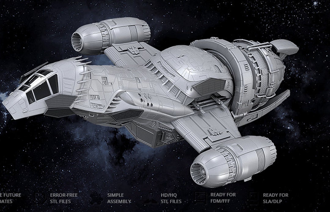 Serenity Ship 3D Model STL Serenity Figure Stl Serenity - Etsy