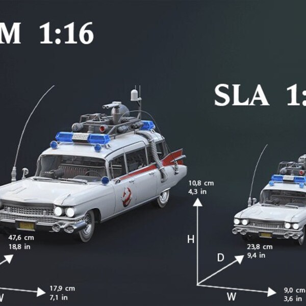 Ghostbusters Car Stl - Etsy