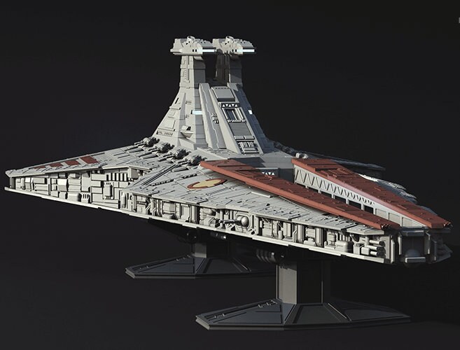 Venator Class Star Destroyer 3D Model Print File Star - Etsy México