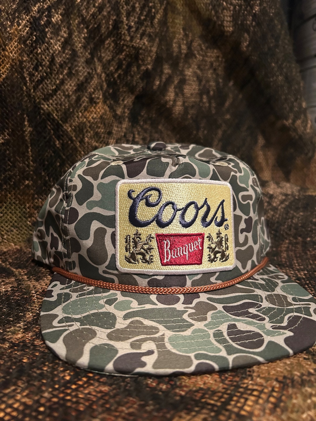 Coors Banquet Retro Vintage Jungle Camo Snapback Hat - Etsy
