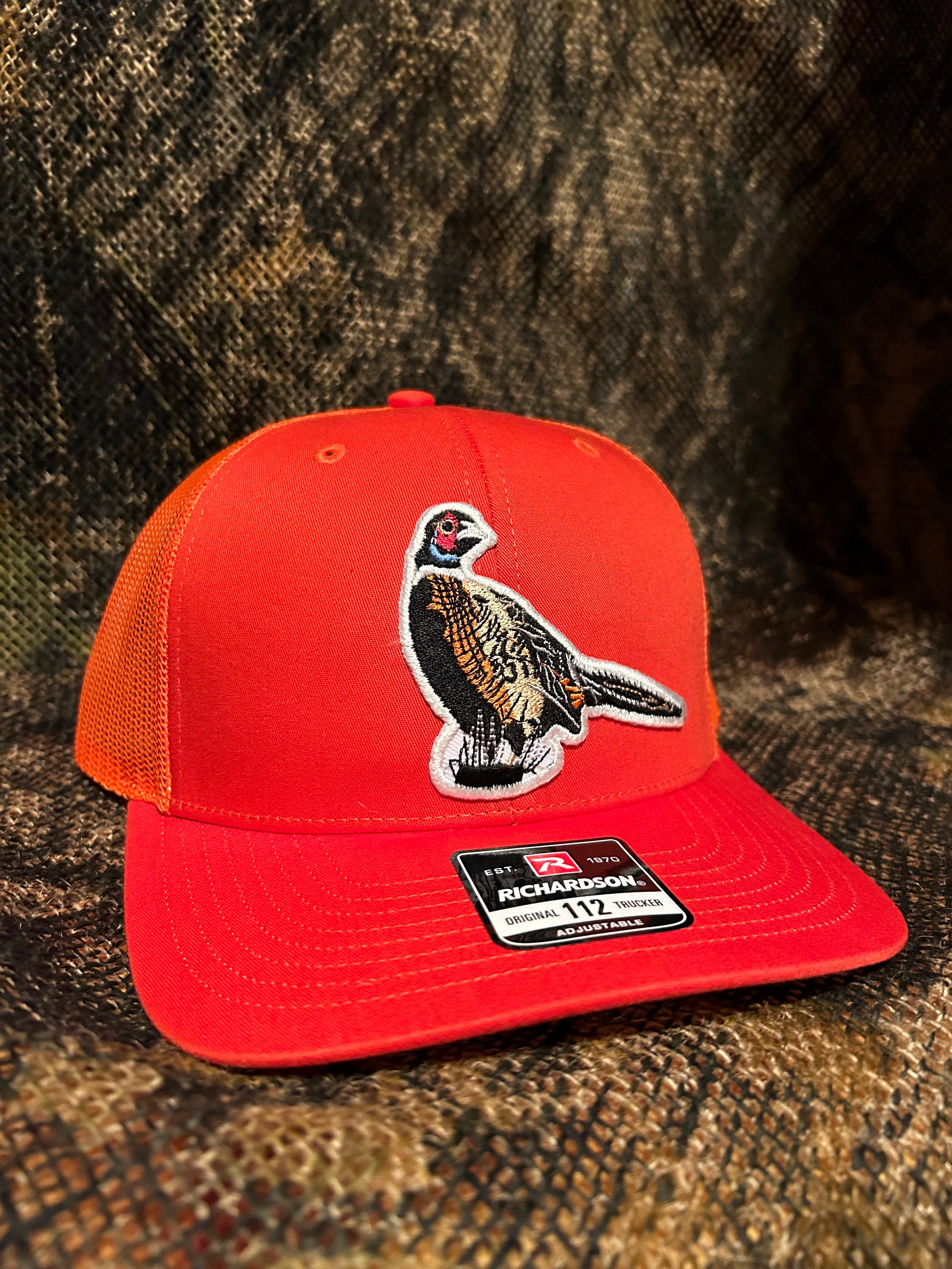 Pheasant Hunting Blaze Orange Richardson 112 Trucker Hat - Etsy
