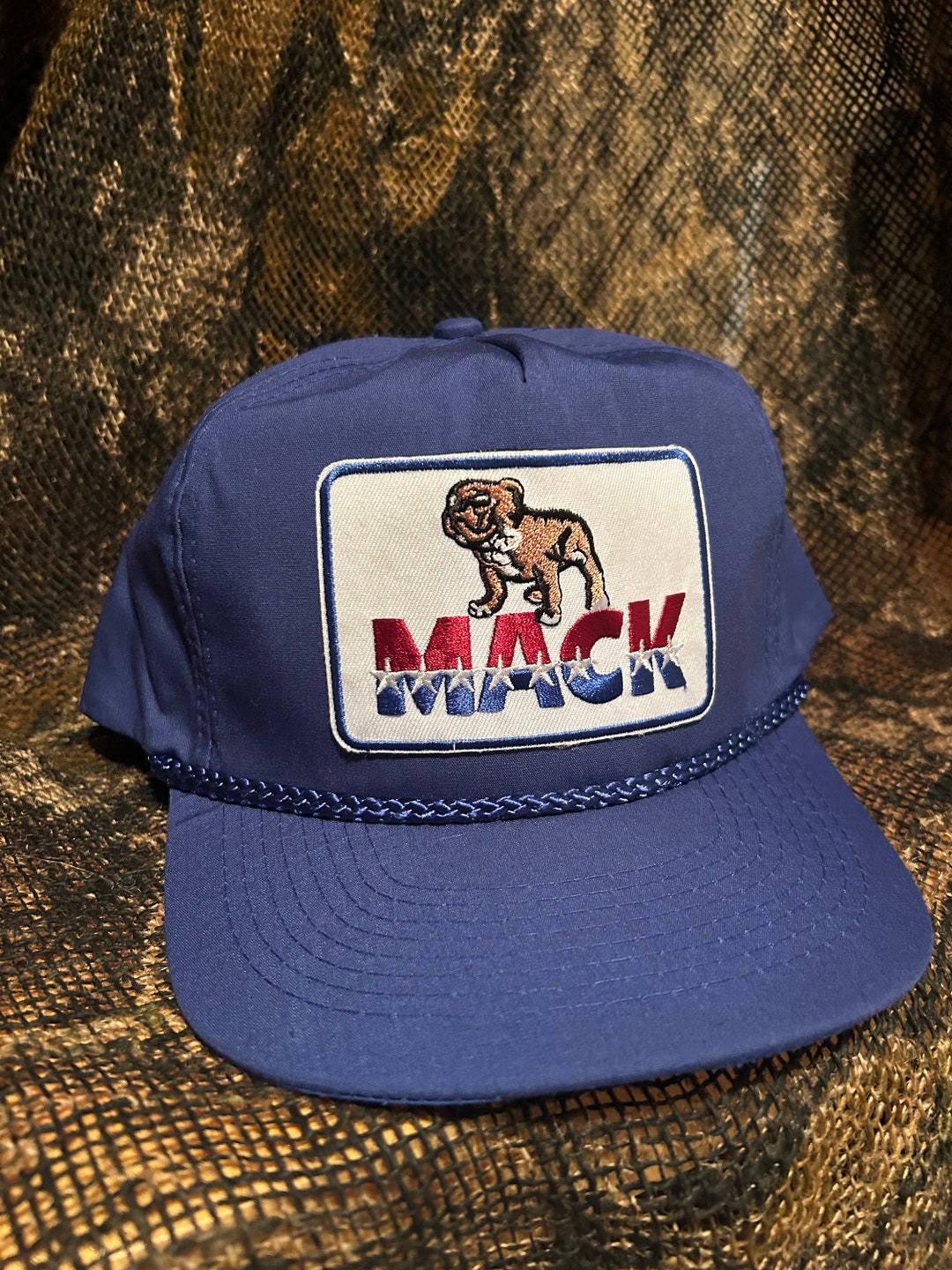 Mack Truck Retro Vintage Blue Adjustable Hat - Etsy