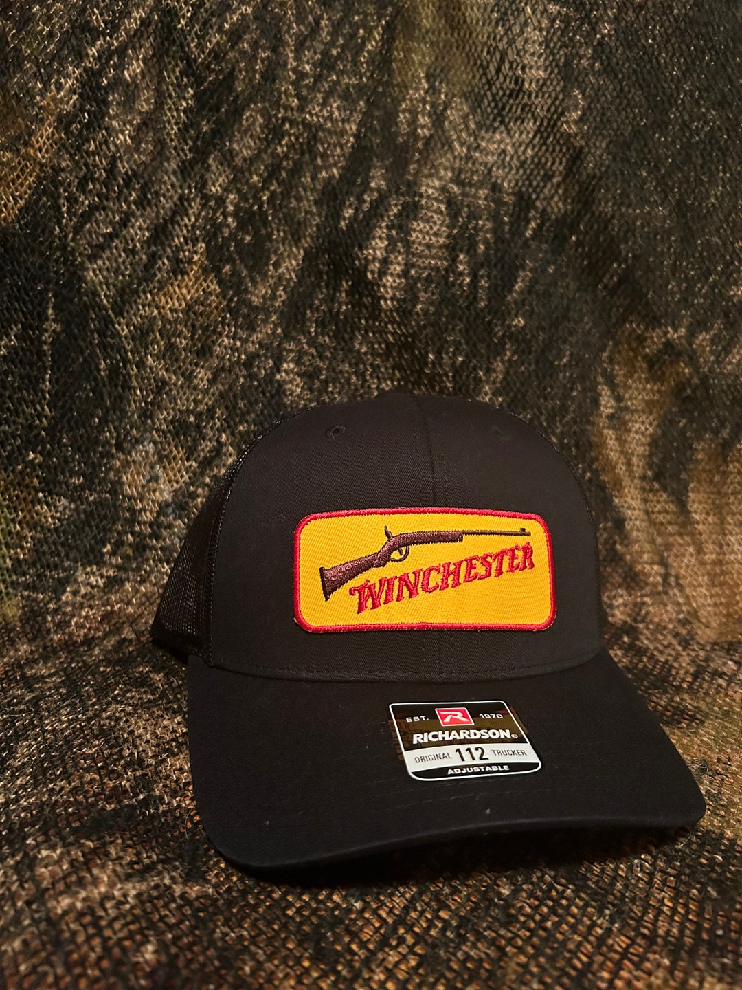 Winchester Retro Vintage Rifle Patch Black Richardson 112 - Etsy