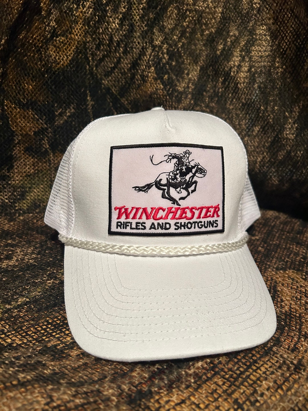 Winchester Rifles and Shotguns Retro Vintage White Trucker Hat - Etsy