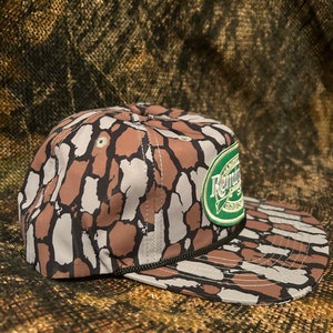 Remington Retro Vintage Oak Camo Ropebrim Snapback Hat - Etsy