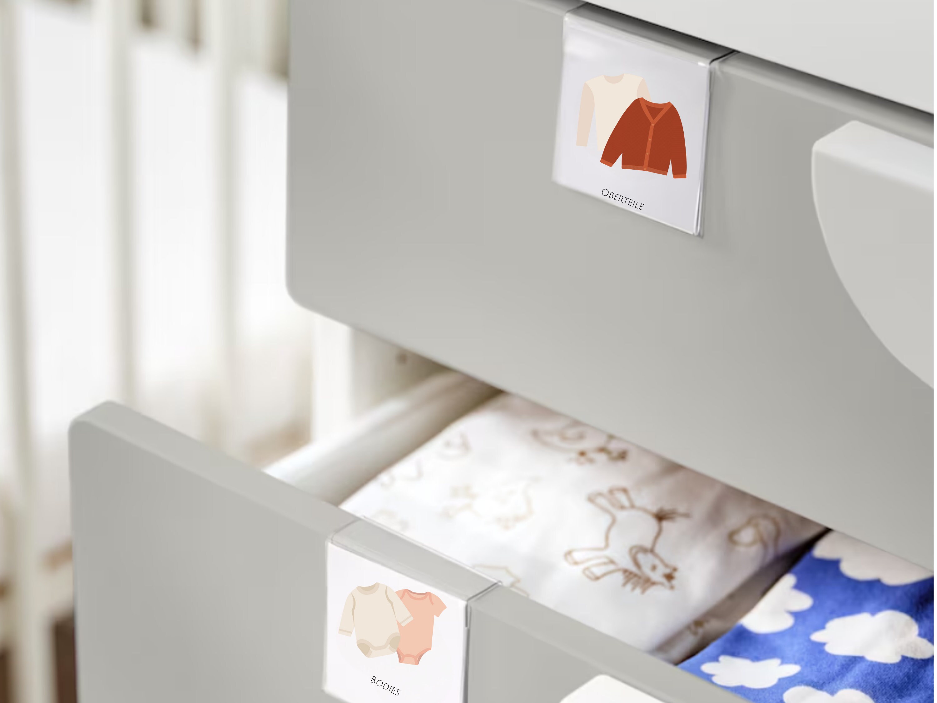 Wardrobe Labels Children | Montessori | Storage Clothes Organization ...