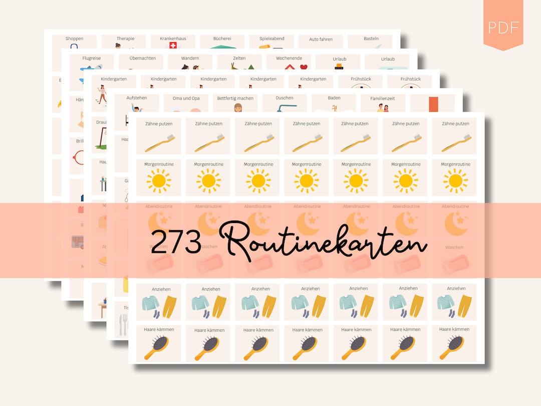Routine Cards Weekly Plan Children | Montessori | Daily Routine ...
