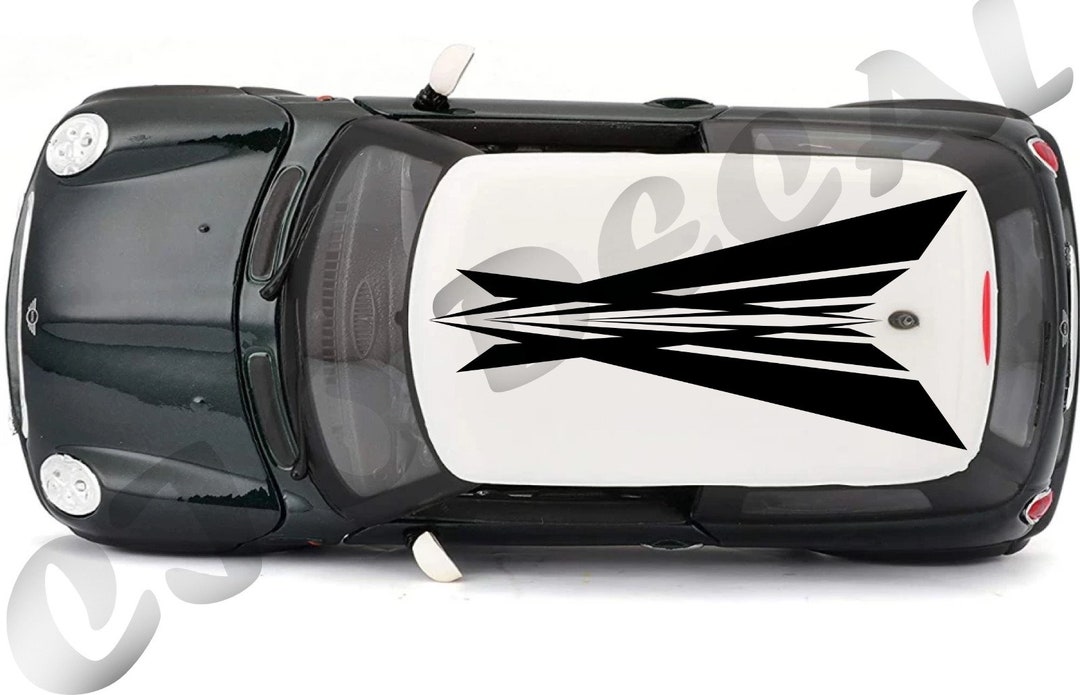 Mini Cooper Decal Top Roof Decal Graphic Design Decal - Etsy