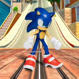 Custom Sonic 3D Printed Sonic Soap Shoes - Etsy