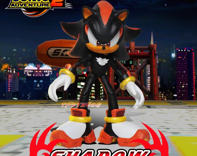 Sonic Adventure 2 SHADOW Custom Figure - Etsy