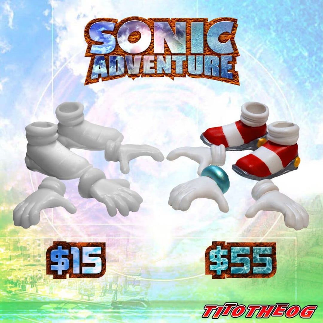 Custom 3D Printed Sonic Adventure Upgrades - Etsy Canada