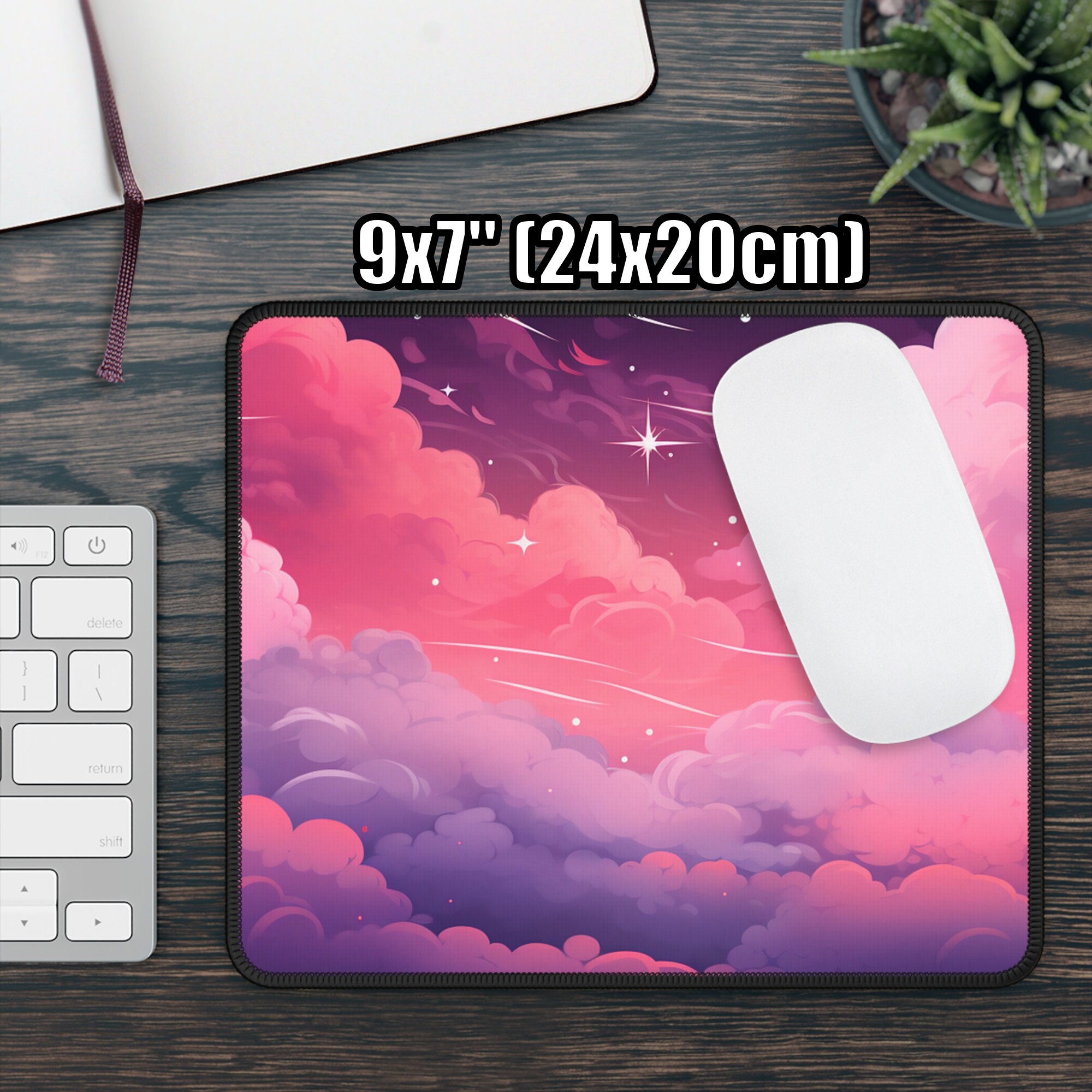 Cute Pastel Kawaii Desk Mat Anime Desk Mat Pink Desk Mat Etsy