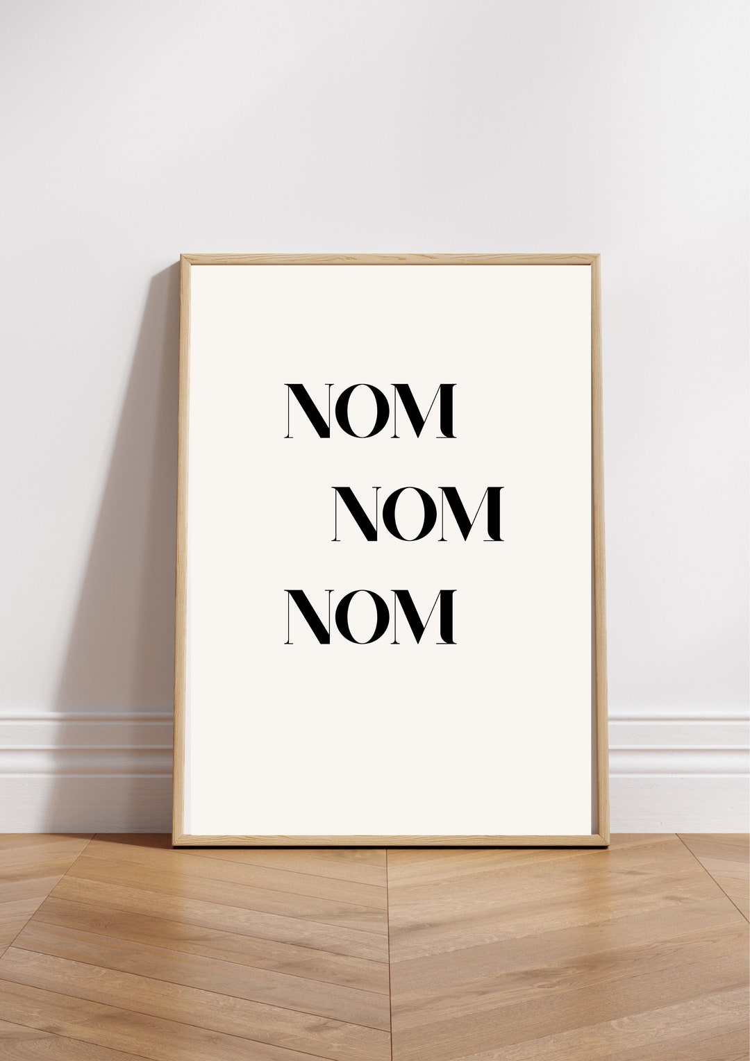 NOM NOM NOM Digital Printable Instant Download Digital Posters Art ...