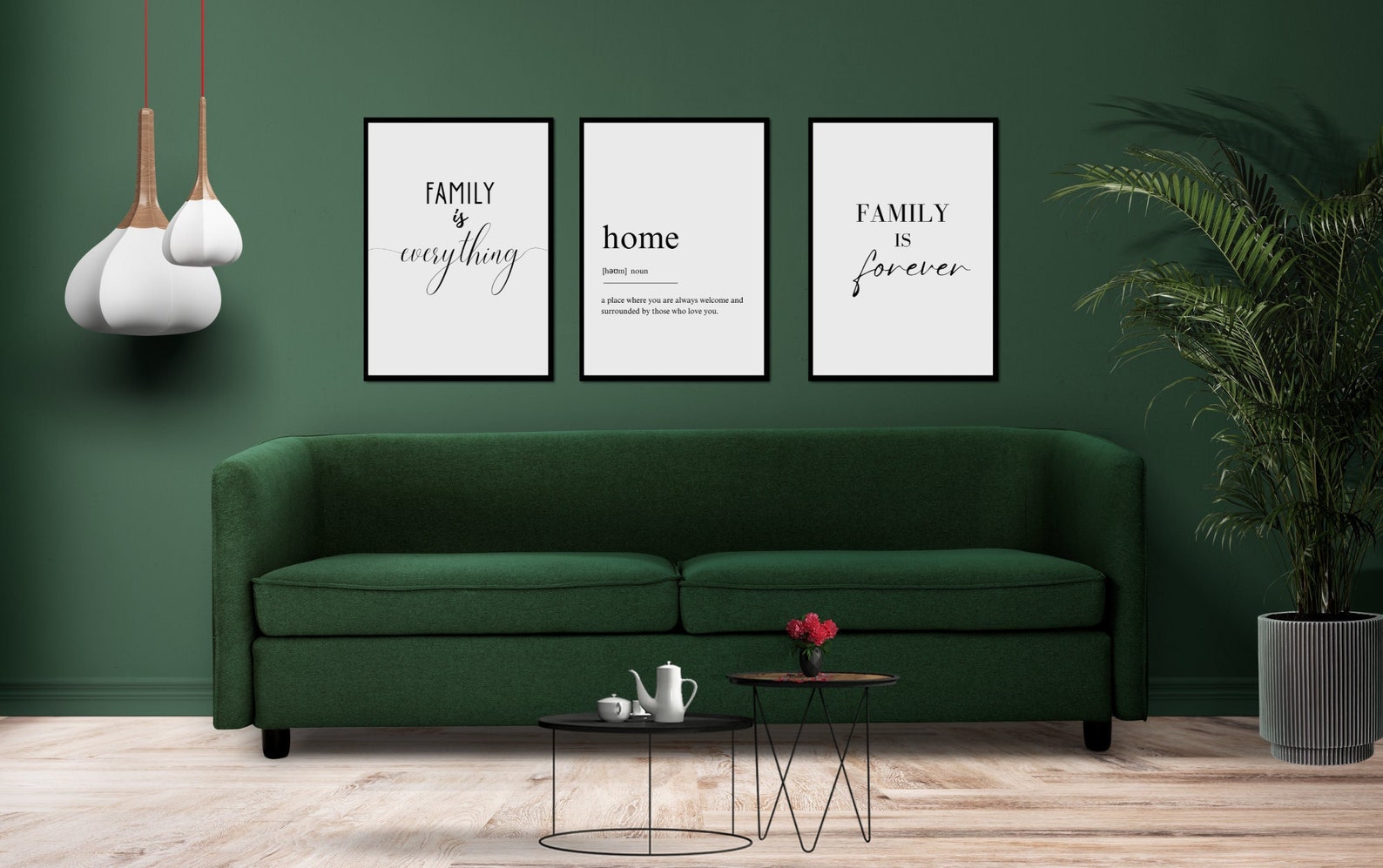 Set of 8 PRINTABLES (free 1 Template) ,home Decor, Living Room Decor ...