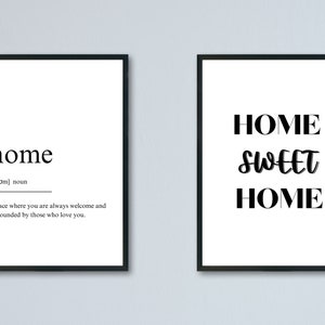 Set of 8 PRINTABLES (free 1 Template) ,home Decor, Living Room Decor ...
