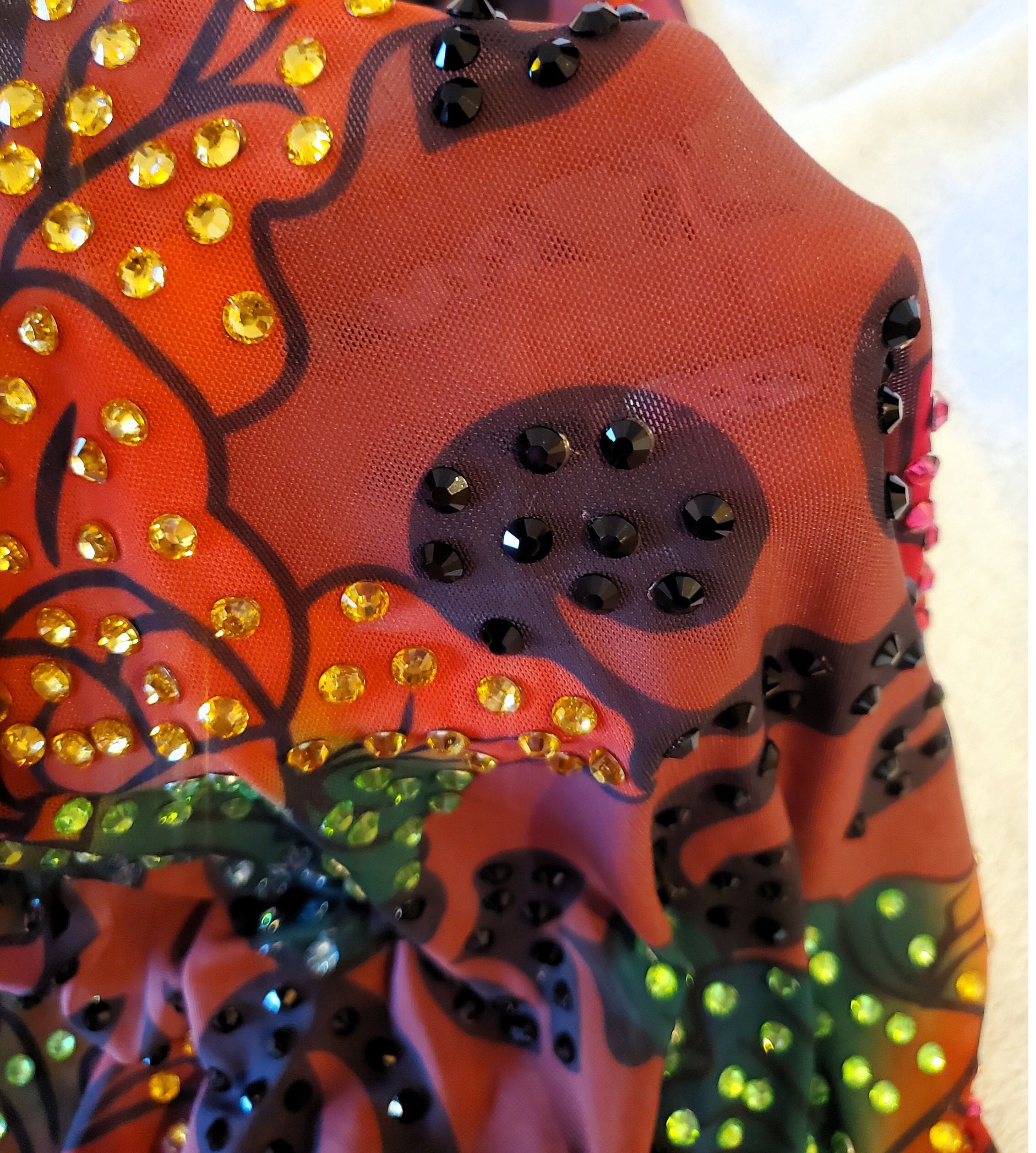 See Through Mesh Unitard Costume for Women, Full Body Contortion ...