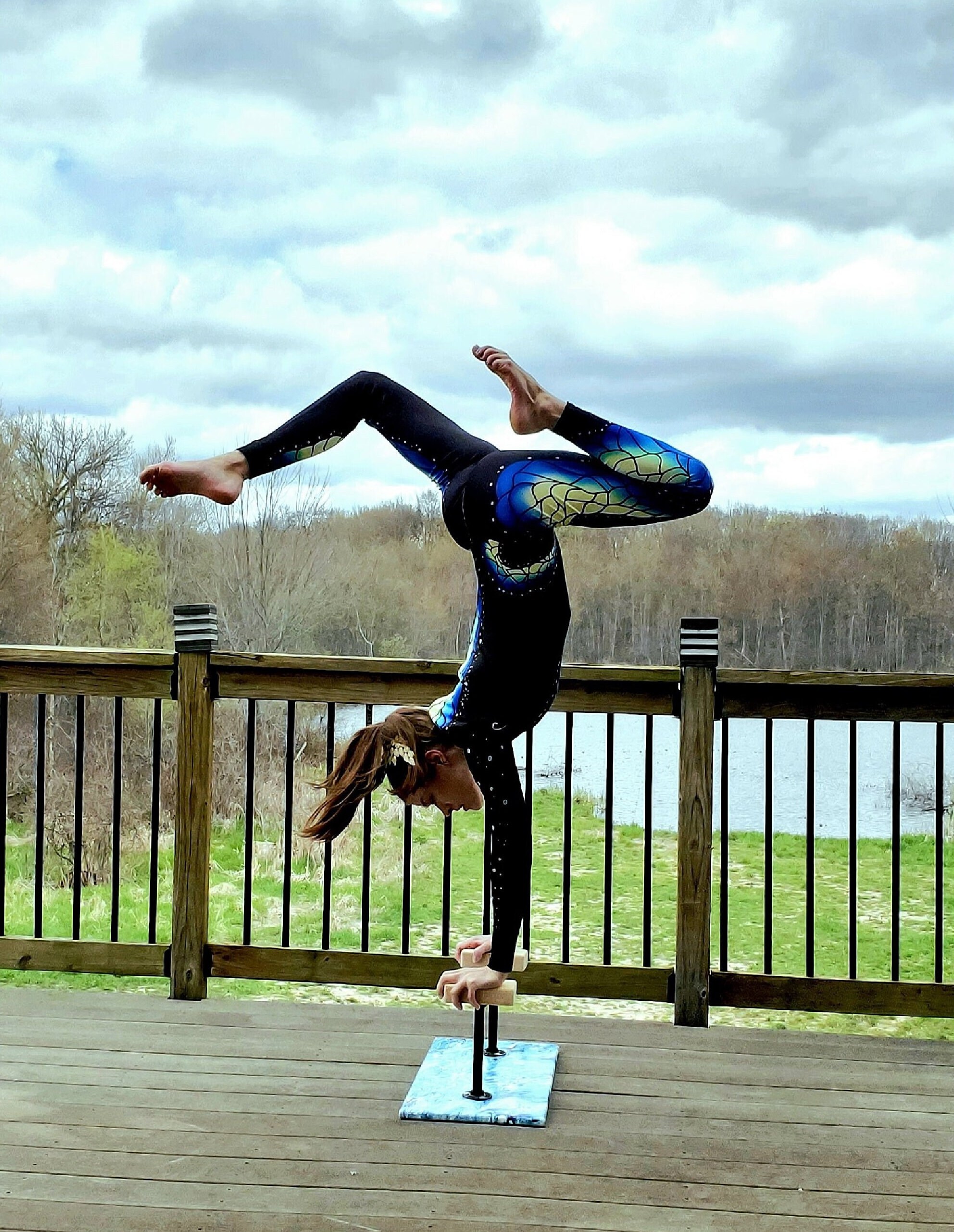 Full Body Unitard Circus Costume for Acrobatics, Aerial Silks, Lyra ...