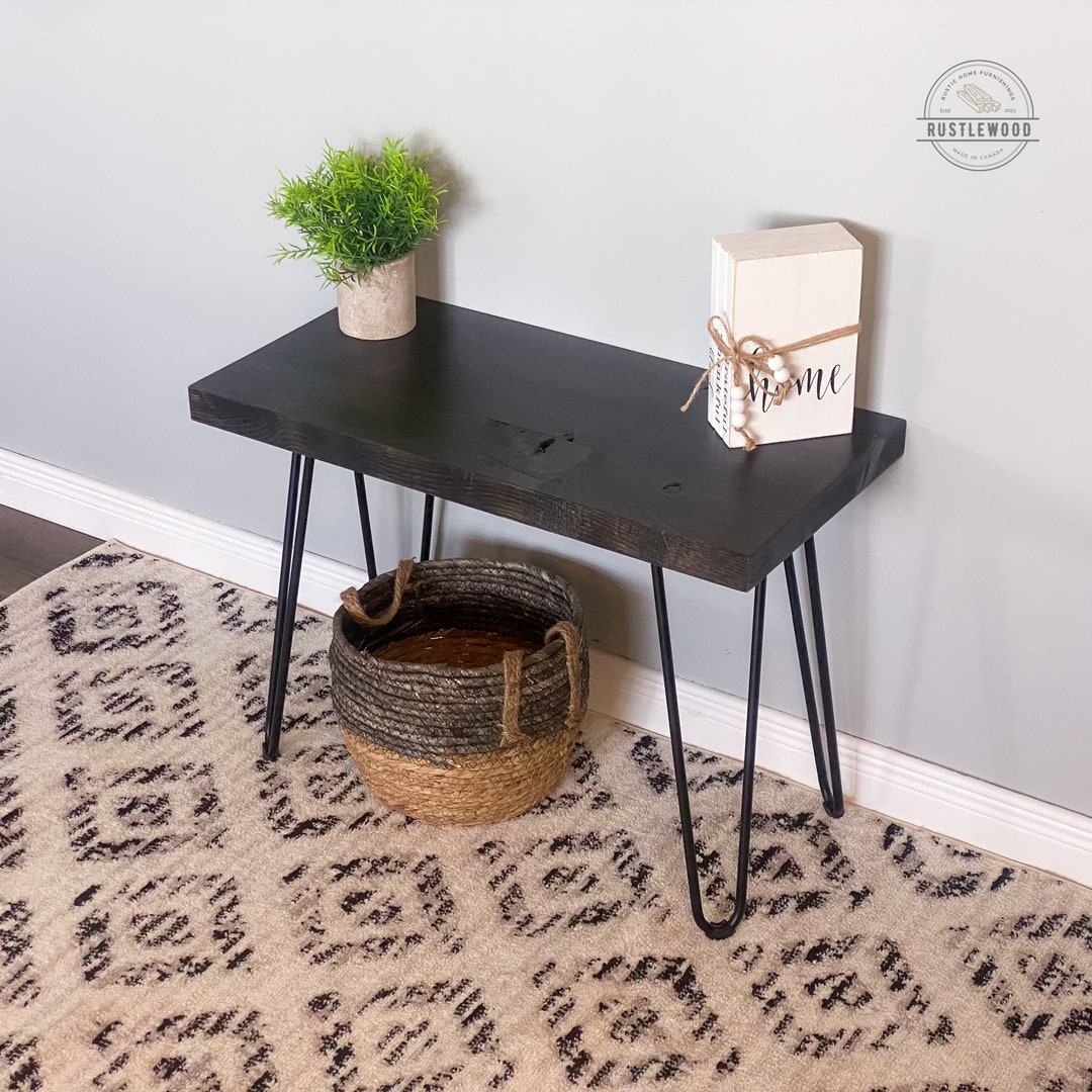 Hairpin Leg Bench | Entryway and Mudroom Furniture | Entryway Bench ...