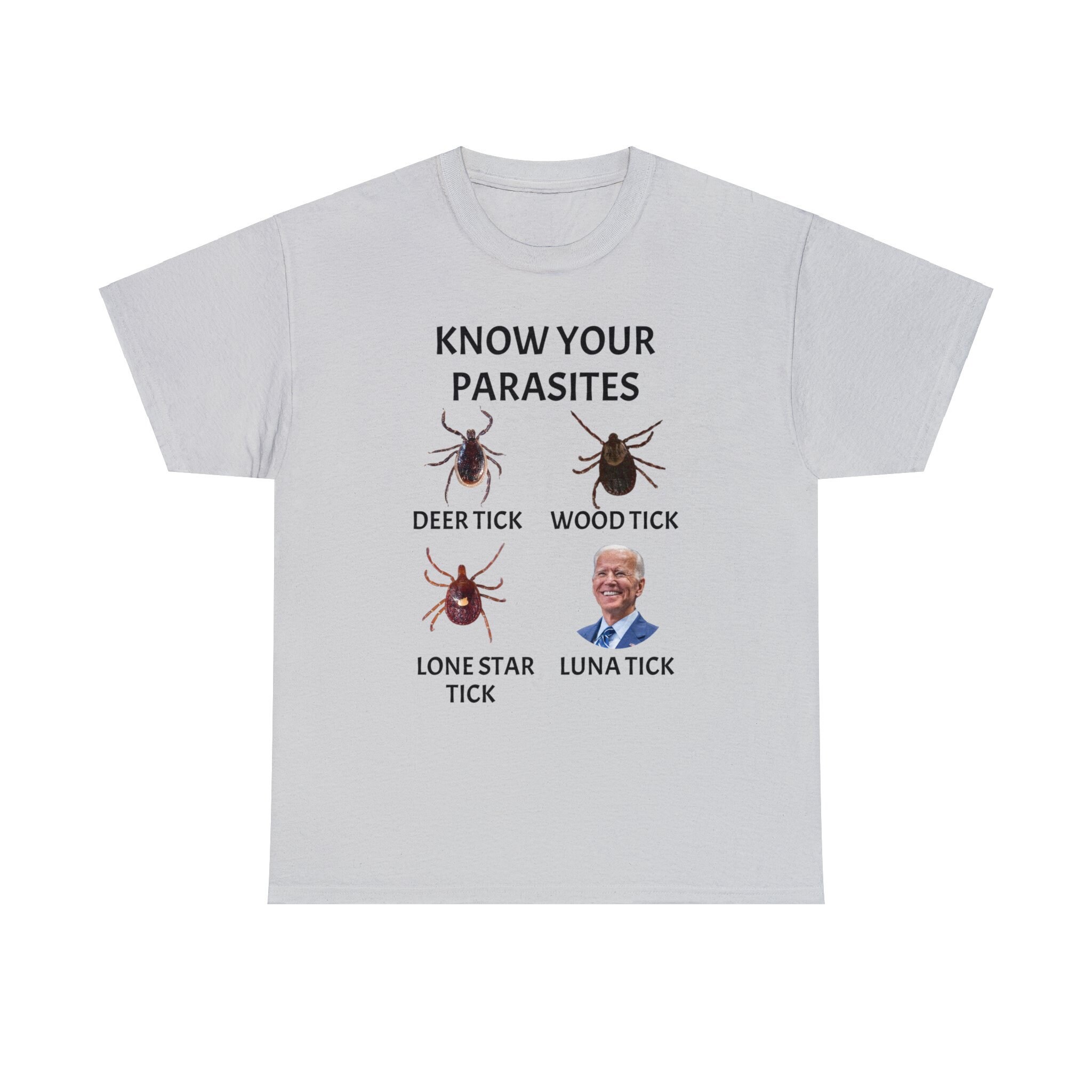 Know Your Parasites Tee Tick Tee With Luna Tick Anti Joe - Etsy
