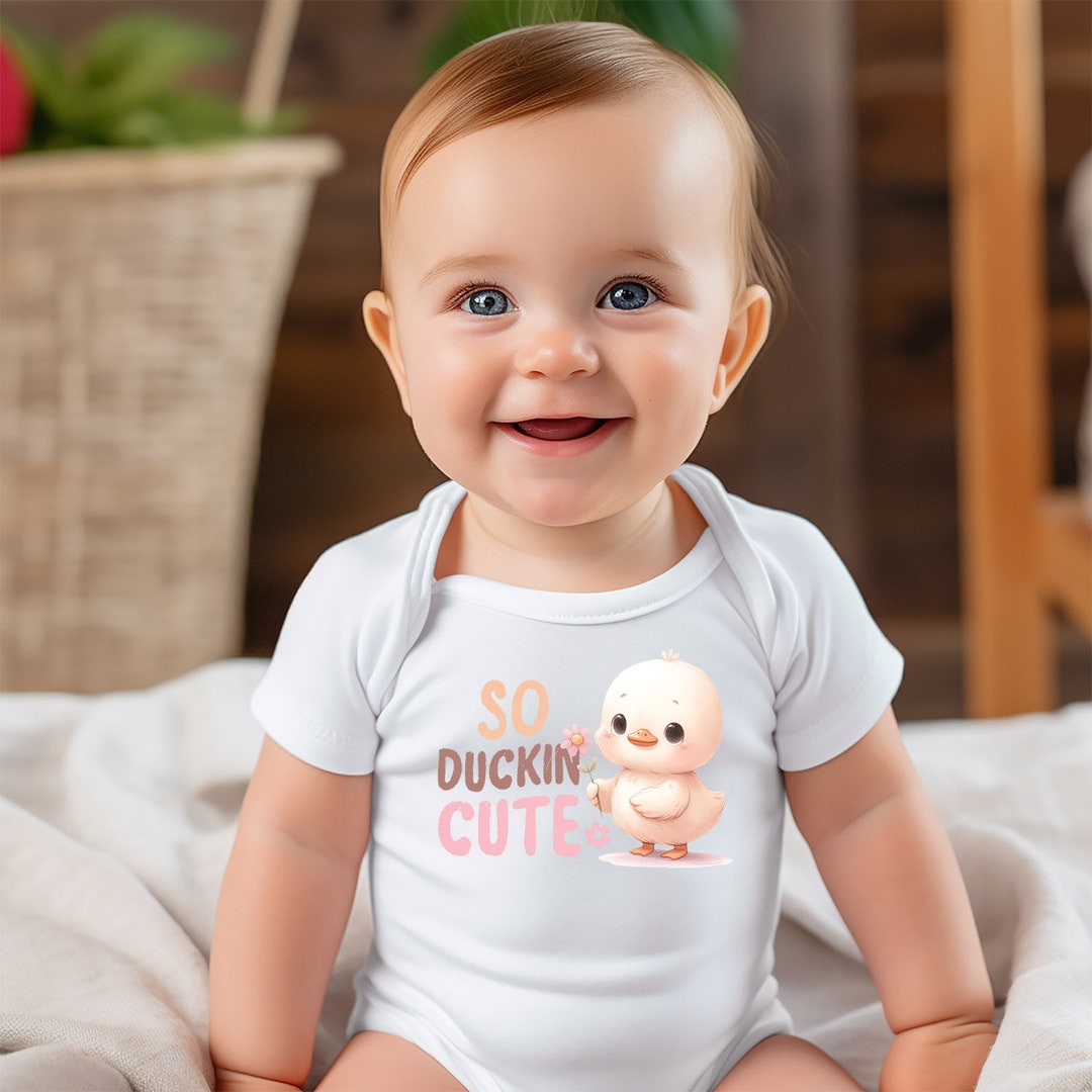 So Ducking Cute Baby Bodysuit Cute Baby Gear Baby Shower Gift Cute Baby ...
