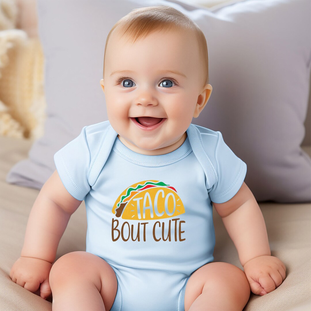 Taco Bout Cute Baby Bodysuit | Taco Bout Cute Baby Gear | Cute Baby ...
