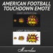 Touchdown Single Emote PNG Digital File Instant Download Twitch Stream ...