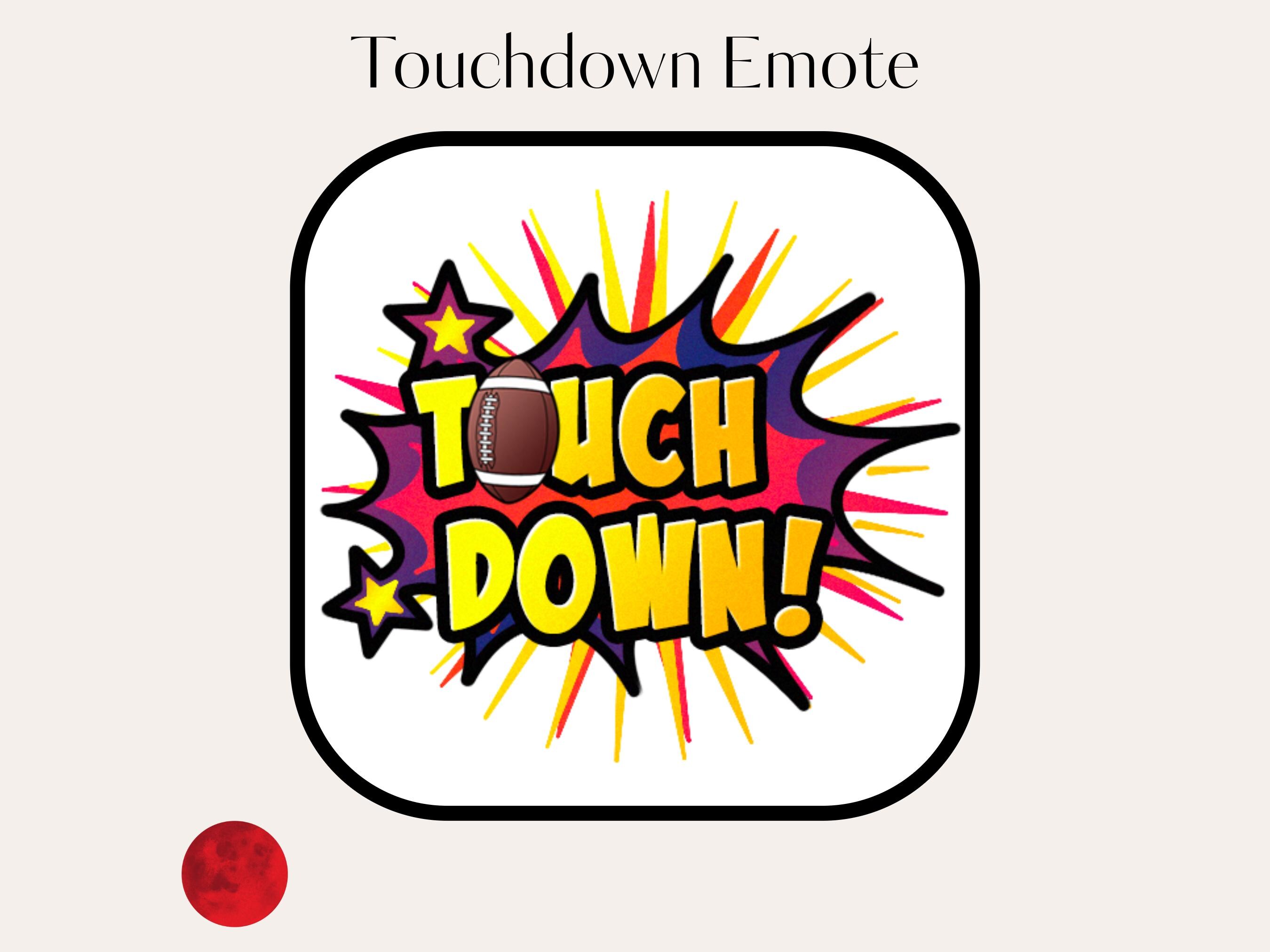 Touchdown Single Emote - PNG Digital File Instant Download - Twitch ...