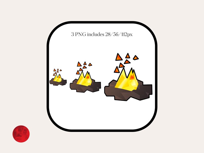 Firemaking Emote - PNG Digital File Instant Download - Twitch Stream ...